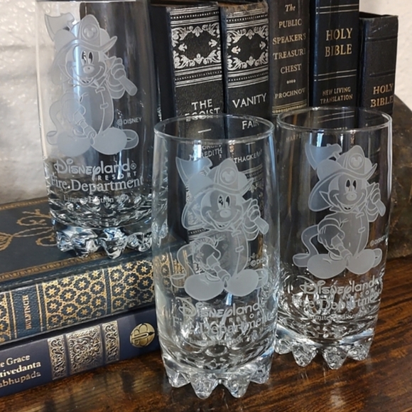 Disney | Dining | Highball Glasses Disneyland Resort Fire Department ...